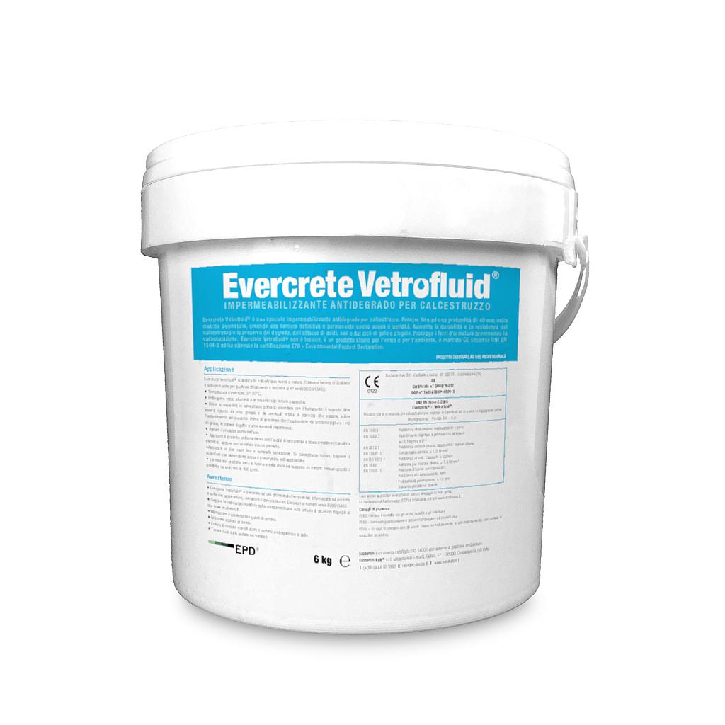 Evercrete Vetrofluid concrete sealer | Ecobeton